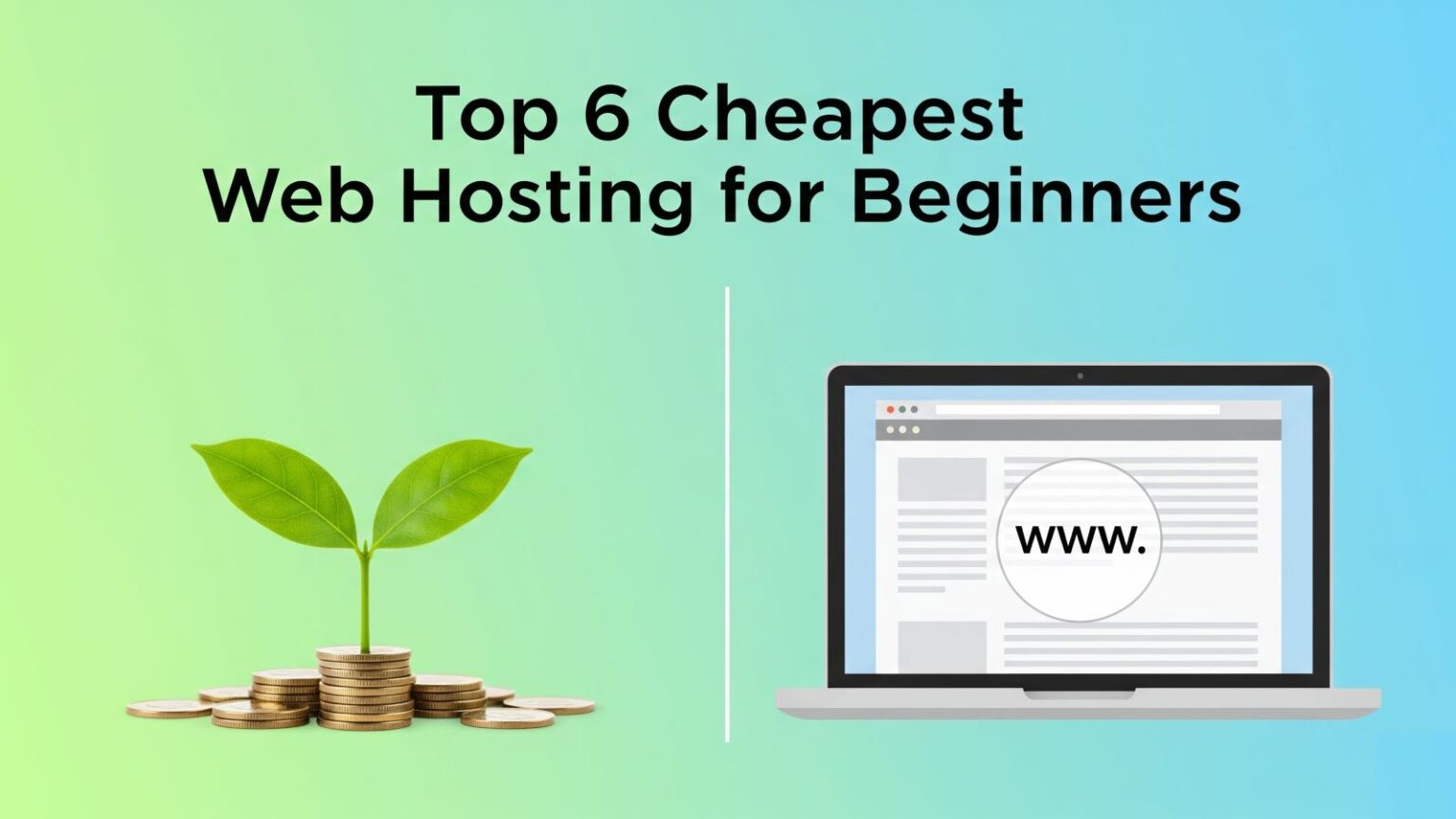 Top 6 Cheapest Web Hosting For Beginners Start A Website – QingSong